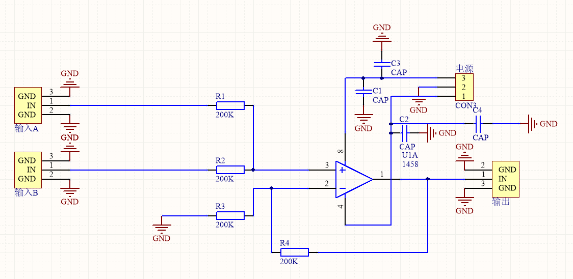 NE5532运放加法器_ne5532加法器-CSDN博客