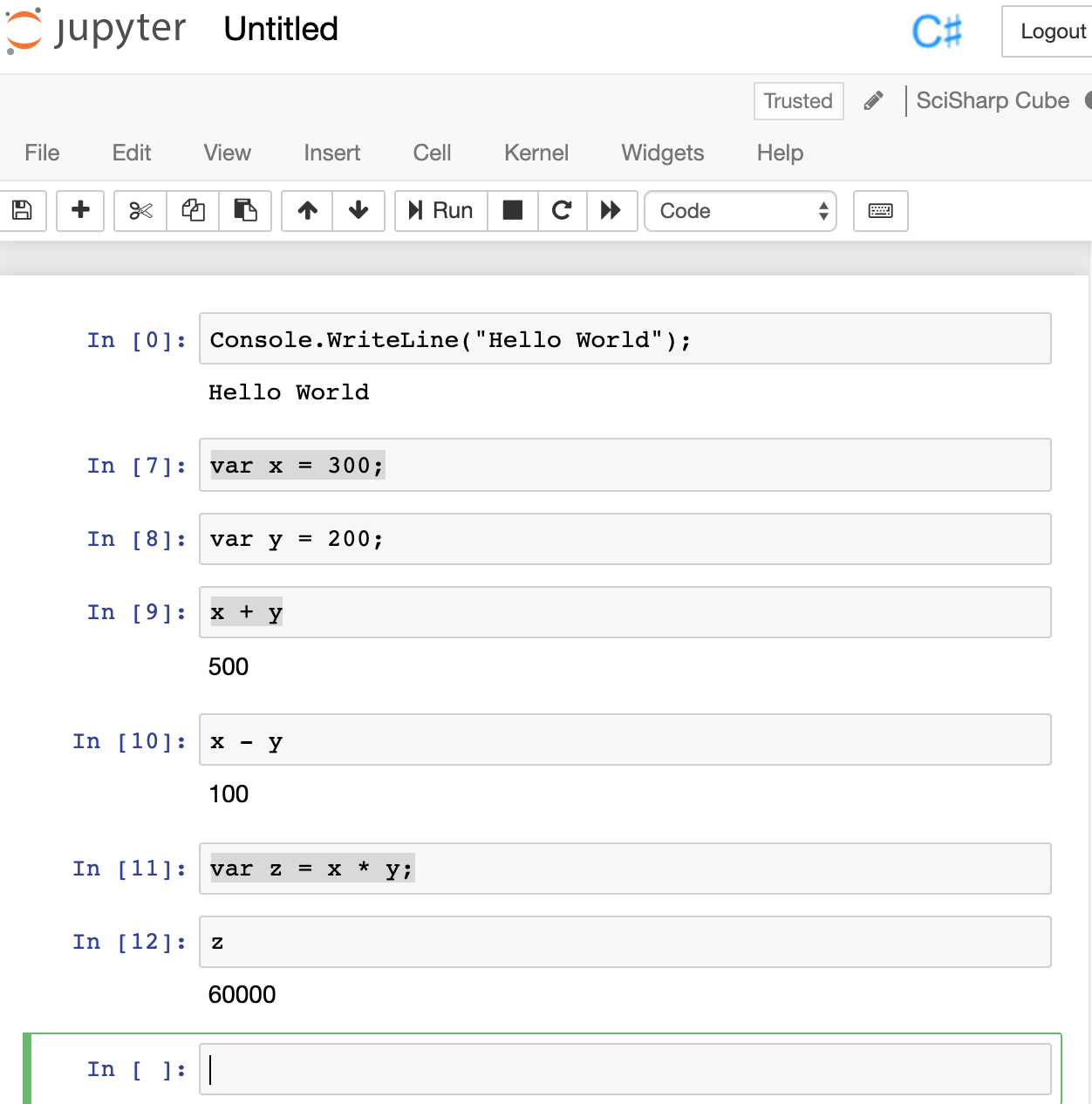 使用Jupyter Notebook玩转C＃和Tensorflow.NET（第1部分） - SciSharp Stack - CSDN博客