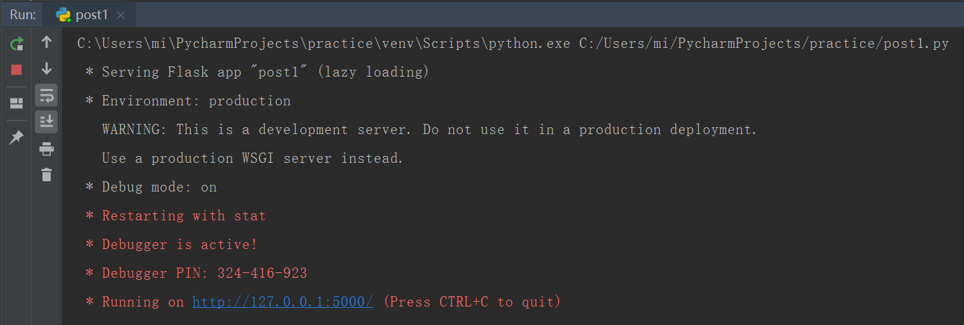 使用postman模拟与后端flask的Get/Post数据交互_post后端没收到flask-CSDN博客