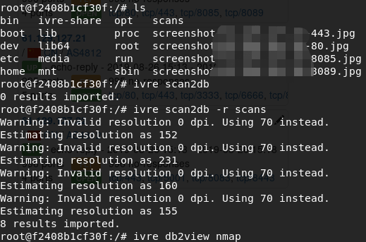 批量nmap扫描工具IVRE安装（docker）_一支神经病的博客-CSDN博客_docker nmap