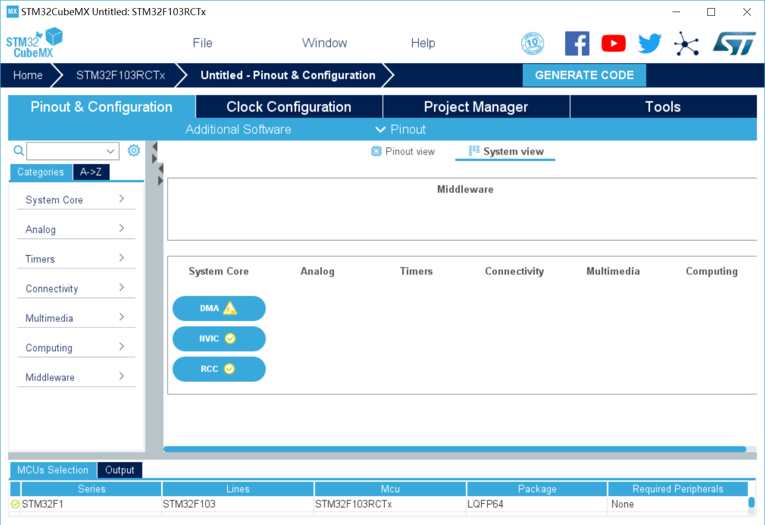 HAL+Cube MX 学习之PWM_pwm generation channel 1 pulse-CSDN博客