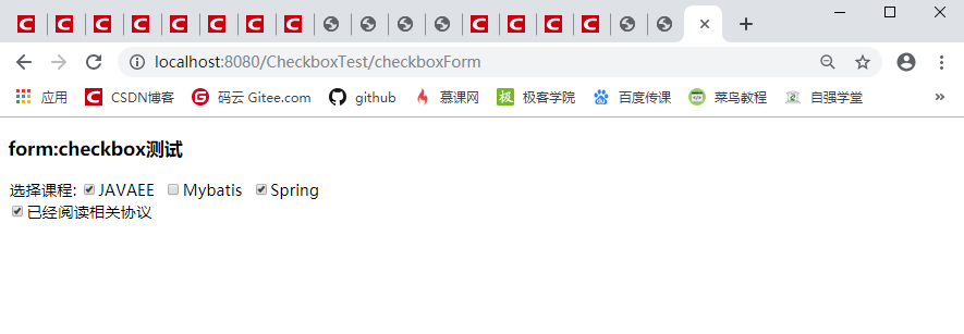 Spring MVC的checkbox标签使用_java springmvc 模板 checkbox选中和不选中-CSDN博客