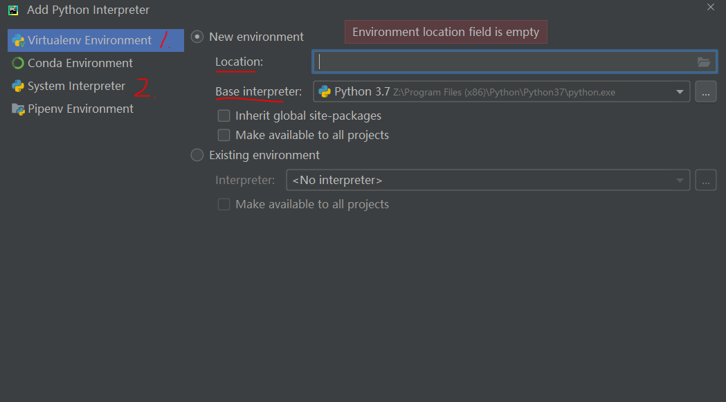 PyCharm添加本地python解释器_ubuntu pycharm只能添加自带解释器-CSDN博客