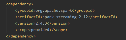 使用SparkStreaming报错java.lang.ClassNotFoundException: org.apache.spark.streaming.StreamingContext ...