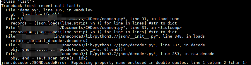 json报错：Expecting property name enclosed in double quotes: line 1 column ...