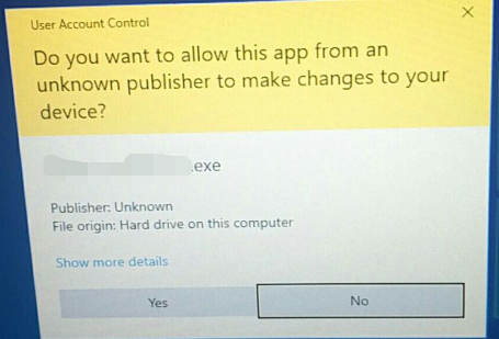 【Windows】去除：您想允许来自未知发布者的以下程序对此计算机进行更改吗_do you want to allow this app ...