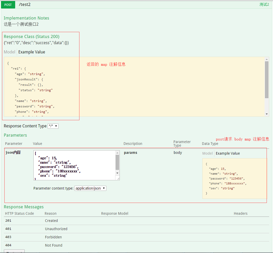 springboot swagger2 post请求map/json参数 和 map/json返回 自定义map注解实现 附源码_swagger 自定义map,json请求注释-CSDN博客