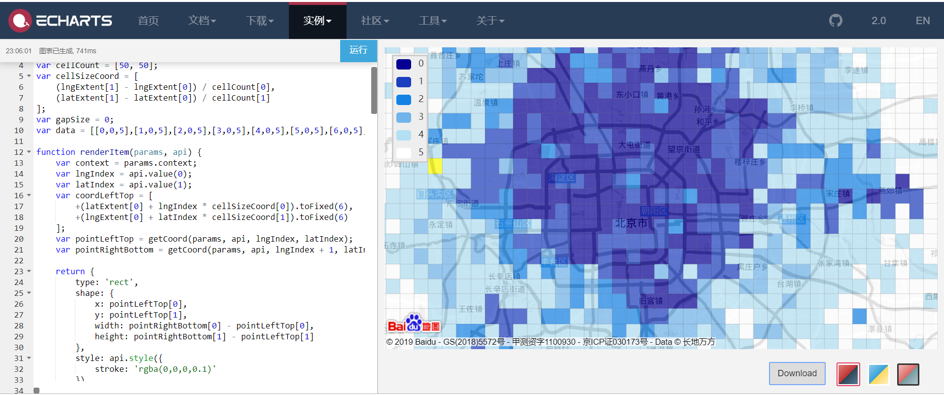 Echarts百度api实现地图可视化调用binning On Map 案例 Csdn博客