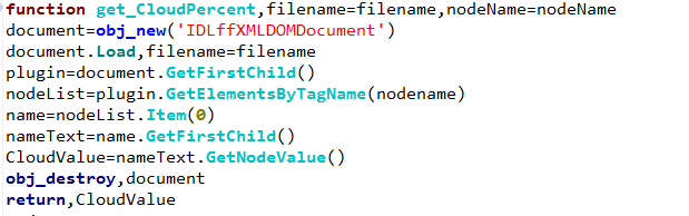 Idl读取xml格式的文件信息idl Xml Csdn博客