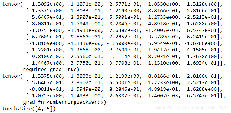 Pytorch——embedding层pytorch Embedding层 Csdn博客