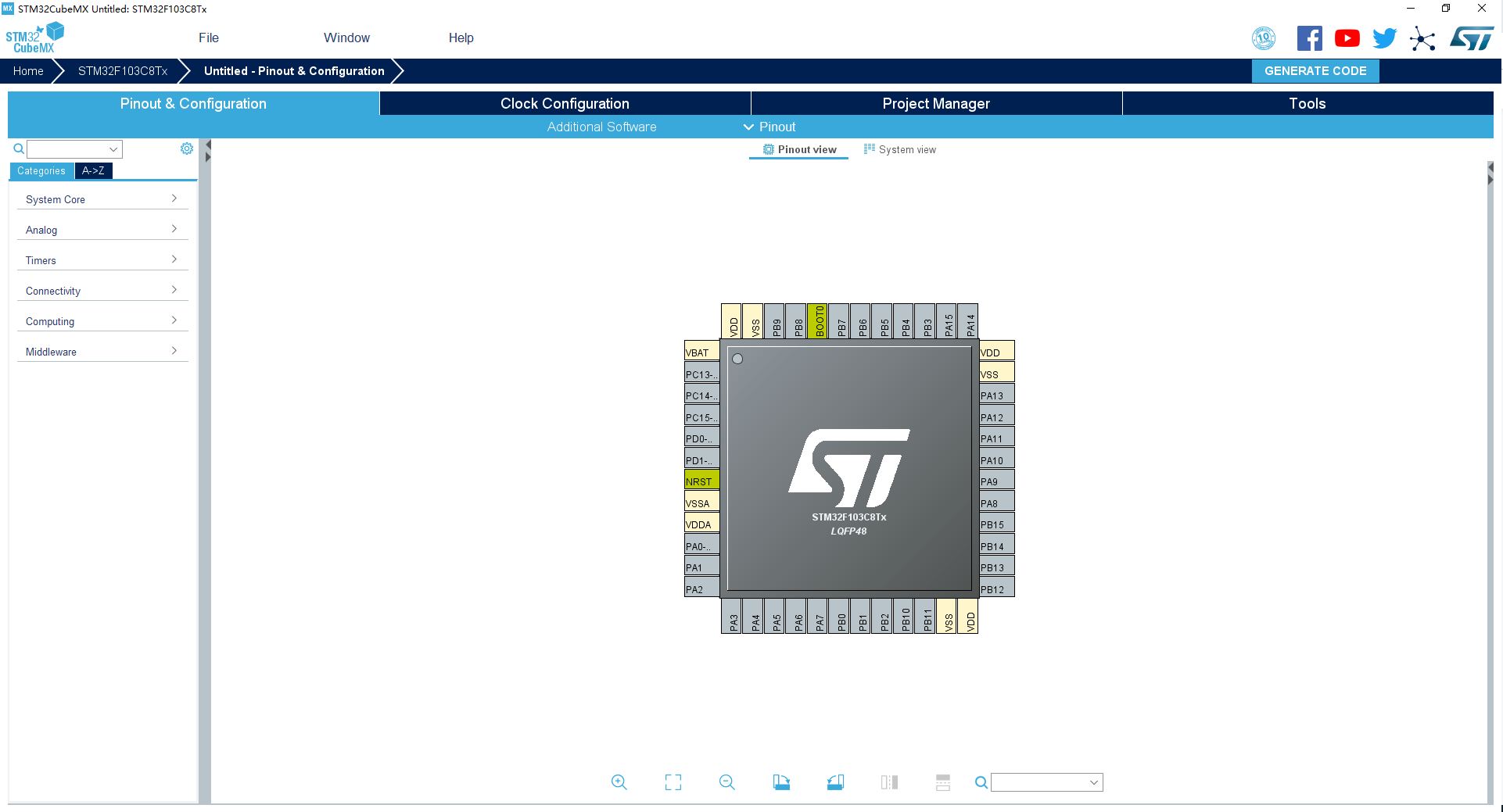 CubeMX配置IO输出_stm32cubemx怎么用来配置io-CSDN博客