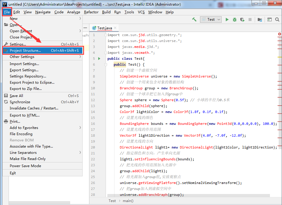 IDEA下Java3D的环境配置_java3d下载-CSDN博客