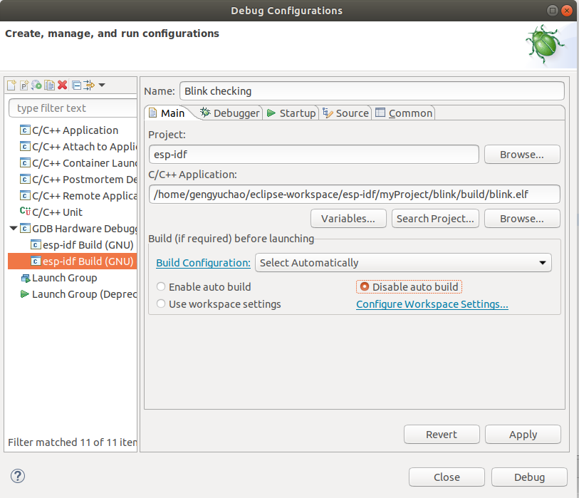 Esp32 使用 Eclipse 进行 Debug 调试esp Debuger Csdn博客