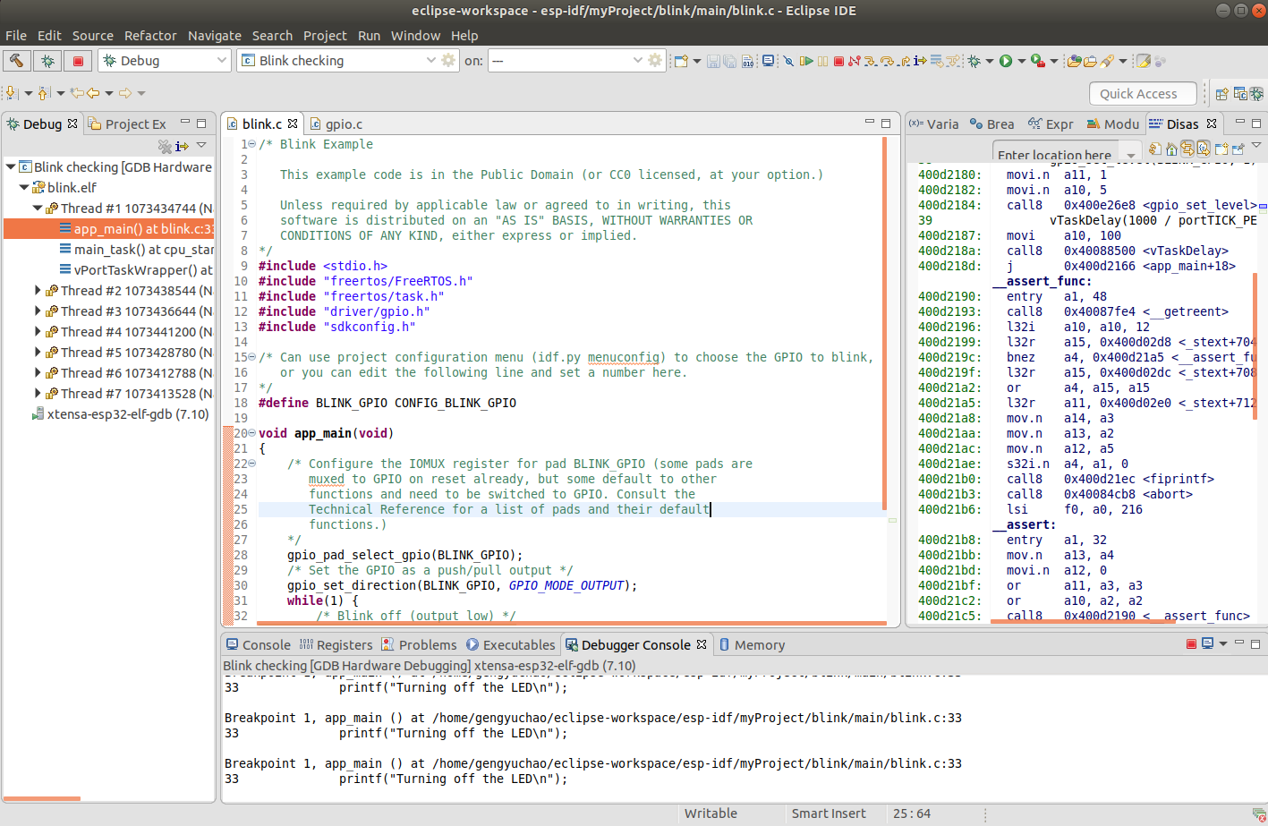 ESP32 使用 Eclipse 进行 Debug 调试_esp debuger-CSDN博客