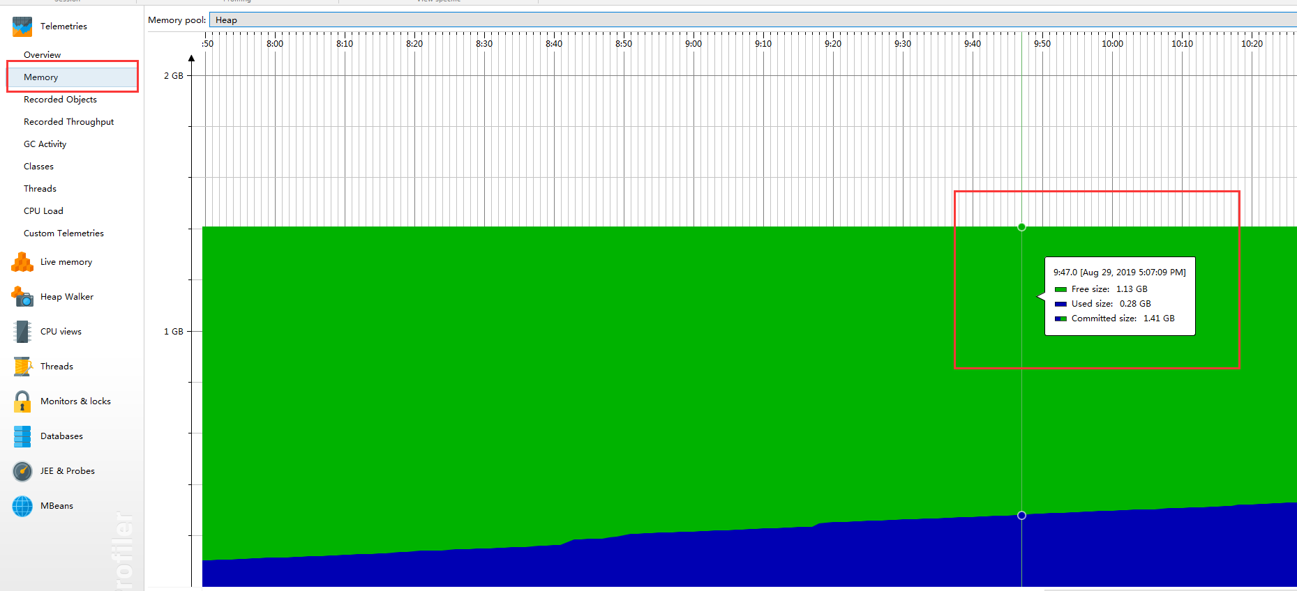 如何使用JProfiler进行应用性能分析_jprofiler 空闲大小 使用大小 提交大小-CSDN博客