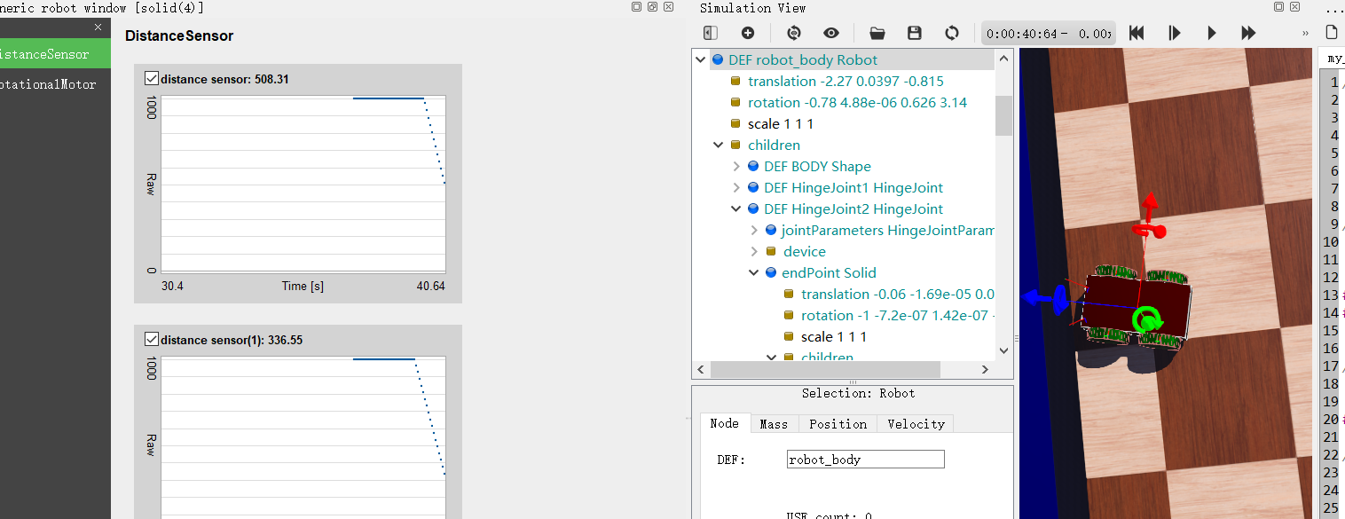 Webots study notes 6. Wheeled robot modeling and simple control ...