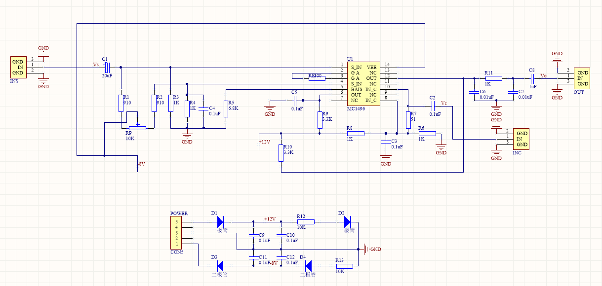 MC1496乘法器_mc1496模拟乘法器-CSDN博客