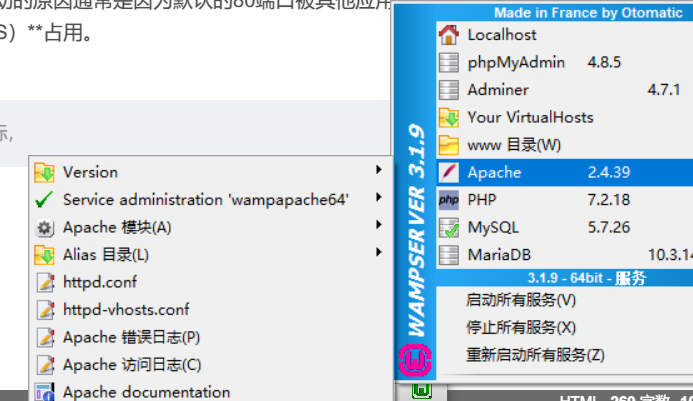 wamp安装配置及服务无法启动解决方案_wamp 怎么看哪个没启动-CSDN博客