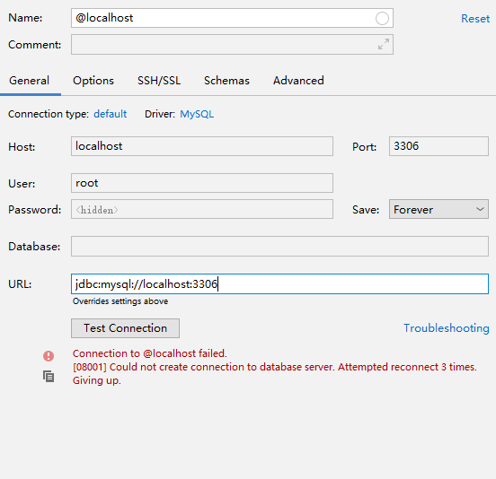 Mysql 8.0 连接不上_connection failed with the following error-CSDN博客