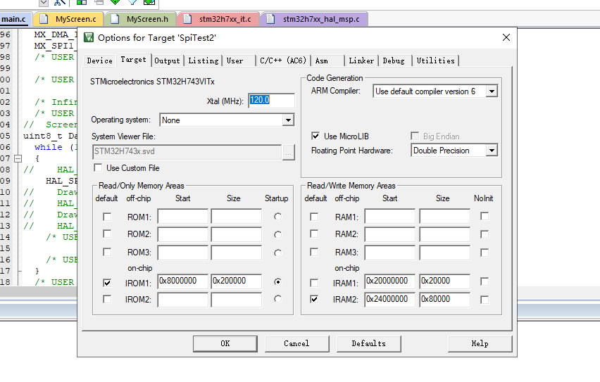 Stm32h7系列使用dma不能传输数据的问题 Dtcm Ram Csdn博客