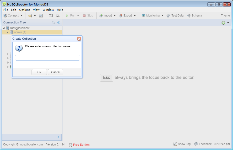 MongoDB可视化工具之NoSQLBooster for MongoDB_feature disabled. you are using the free edition o-CSDN博客