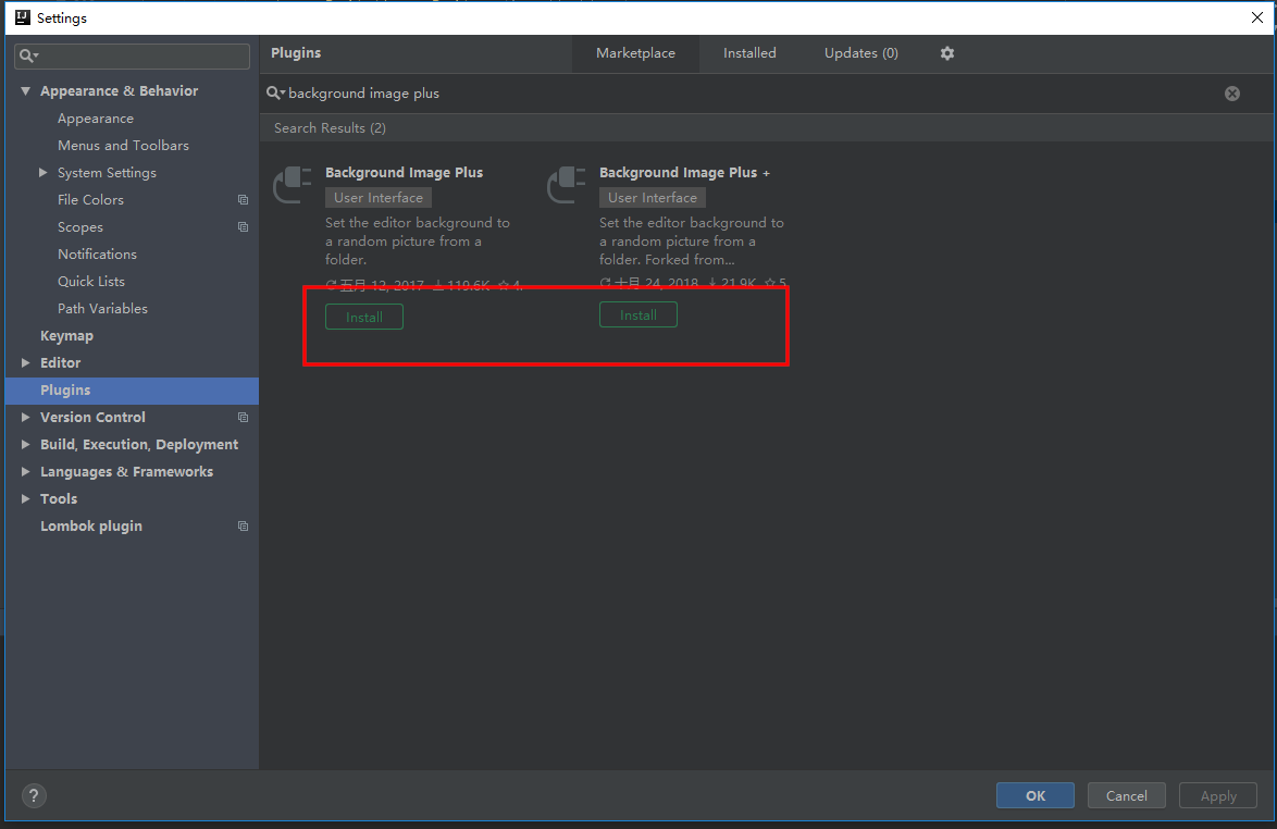IDEA设置酷炫界面透明度-Background Image Plus插件_idea菜单栏透明-CSDN博客