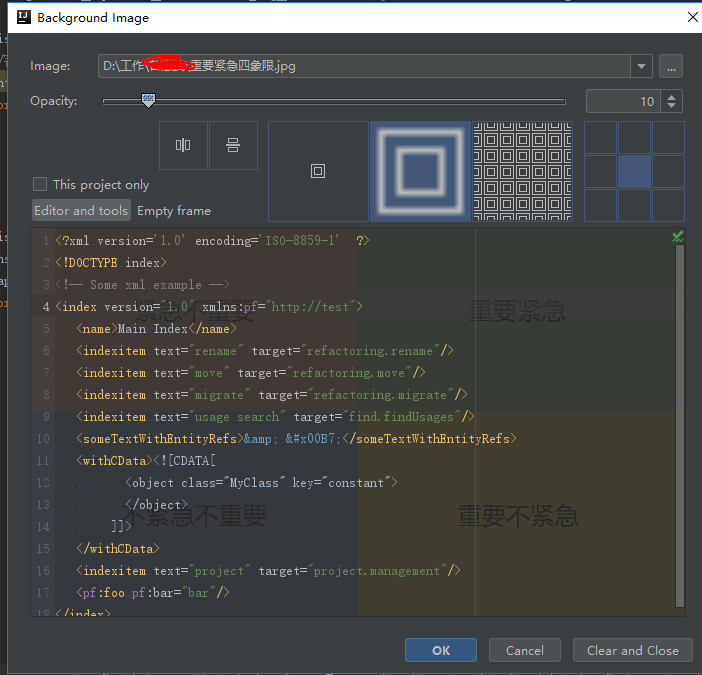 IDEA设置酷炫界面透明度-Background Image Plus插件_idea菜单栏透明-CSDN博客