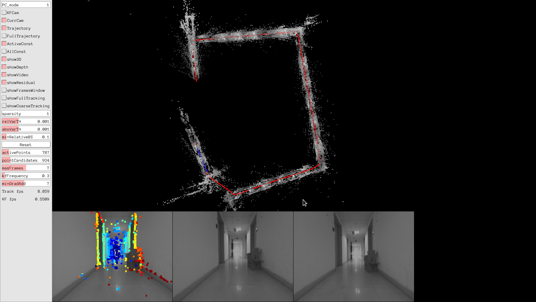 从零手写VIO学习记录——系列奥比中光竞赛题目：【VIO在长走廊弱纹理环境下的优化（设备：小觅双目相机深度版）】_reslam: a real ...