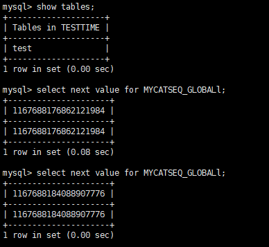MyCat全局序列之本地时间戳方式_select next value for-CSDN博客