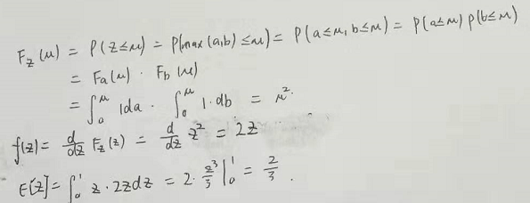 max(X,Y),min(X,Y)的期望求解_均匀分布min与max期望-CSDN博客