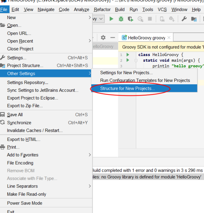 解决IDEA中Groovy项目no Groovy library is defined...的问题_Hanniel的博客-CSDN博客