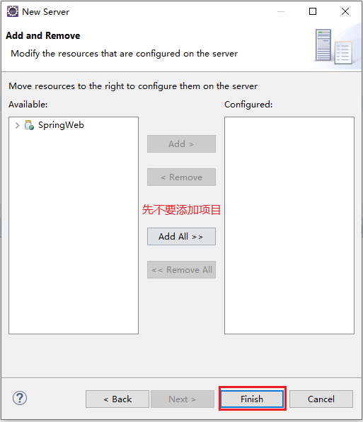 解决eclipse中配置Tomcat服务的Server Location选项不能修改的问题_no servers are available-CSDN博客