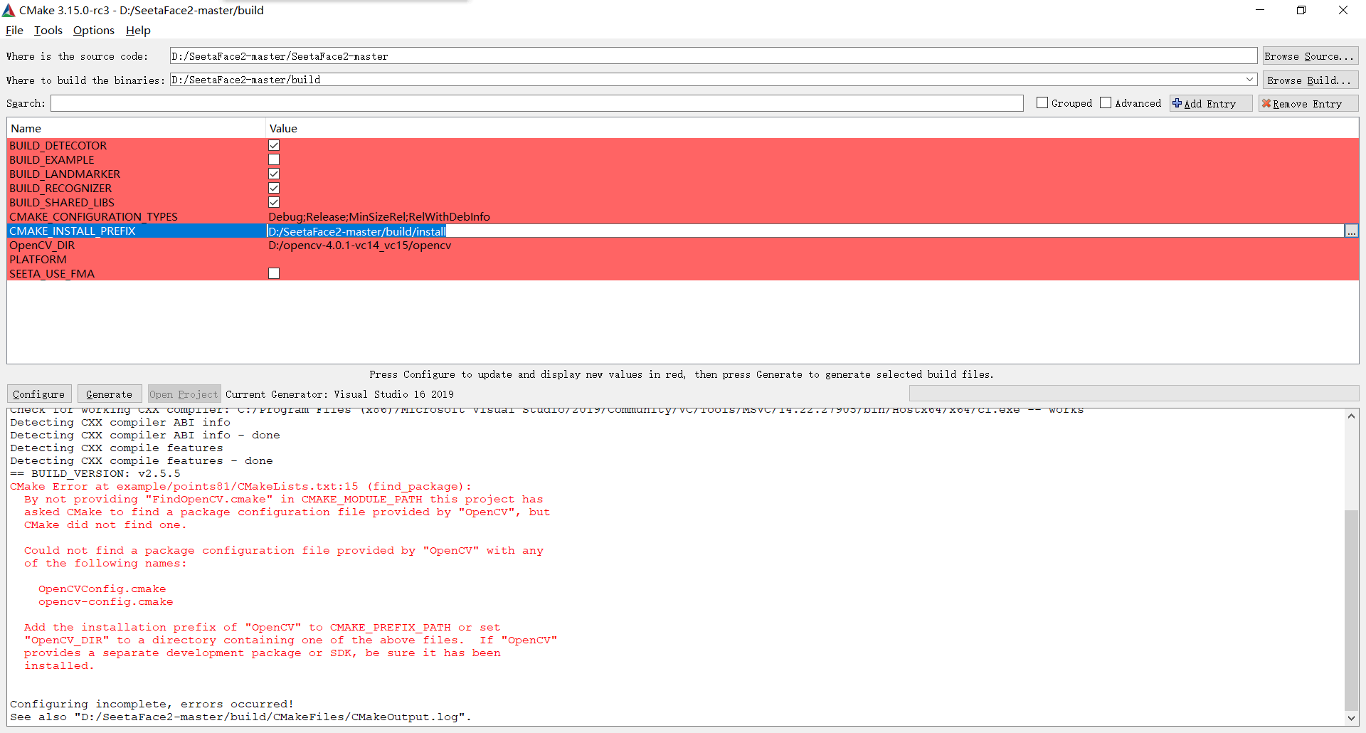 SeetaFace2-master在Windows10 VS2019编译的两种方法-CSDN博客