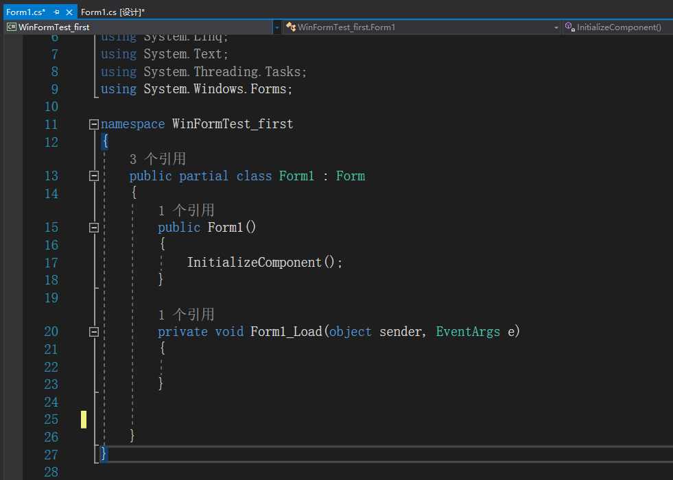 【C#】 WinForm窗体应用程序学习笔记 （一）_program.cs和form1.cs-CSDN博客