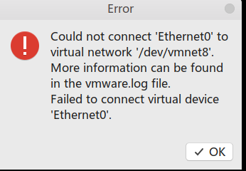 manjaro 无法启动虚拟机-vmmon_error toggling removable device: failed to connect-CSDN博客