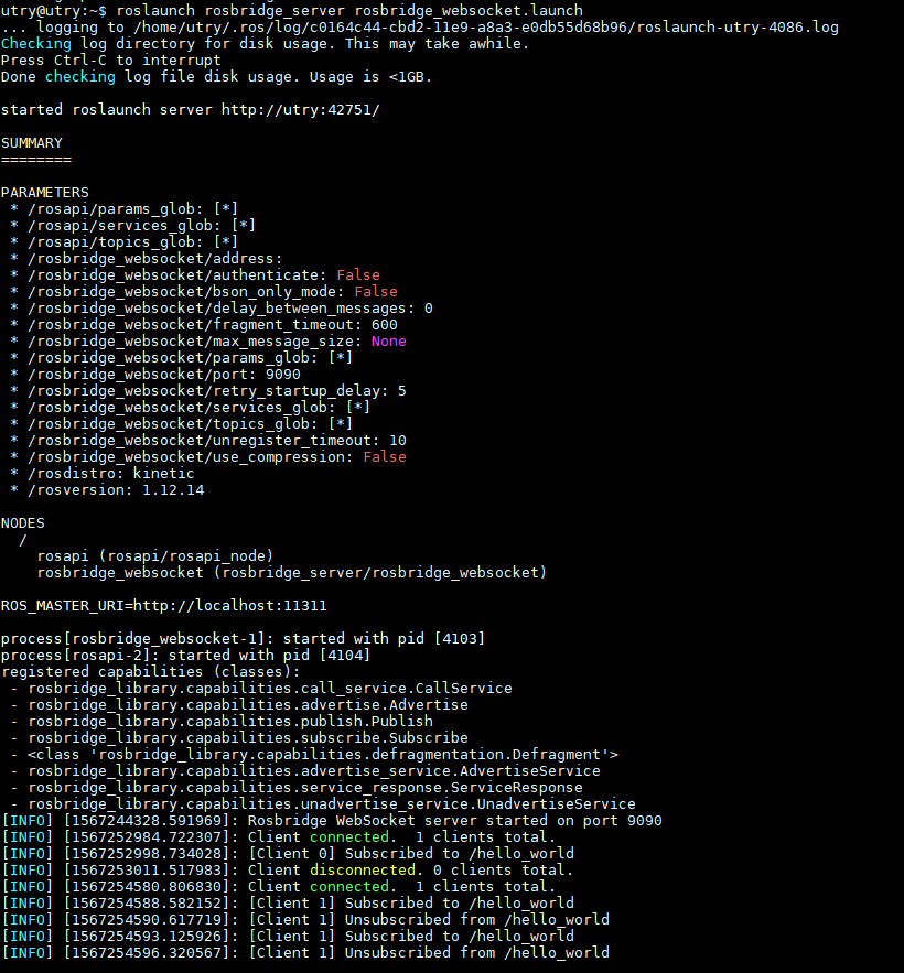 通过rosbridge + python + pyqt 来实现windows 和ros1通讯_roslibbpy gitee-CSDN博客