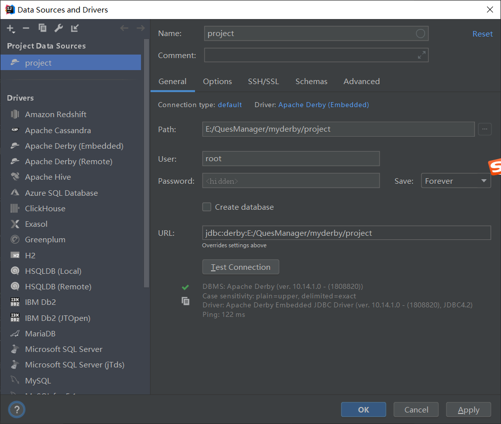 JavaDB（Derby）数据库使用_、idea怎么安装derby数据库-CSDN博客