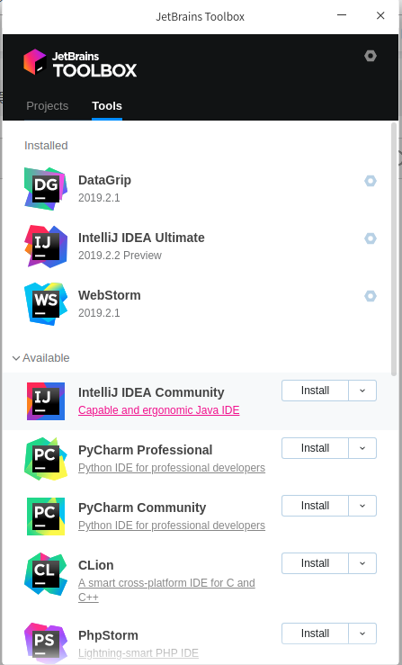 linux（Ubuntu和Centos都可以用）下安装jetBrains系列的软件，idea，webstrom，pycharm等软件_linux jetbrains tool 安装-CSDN博客