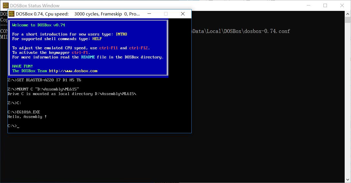 汇编语言入门·打印输出“Hello，Assembly”_编写程序,显示字符串:’hello, assembly !’-CSDN博客