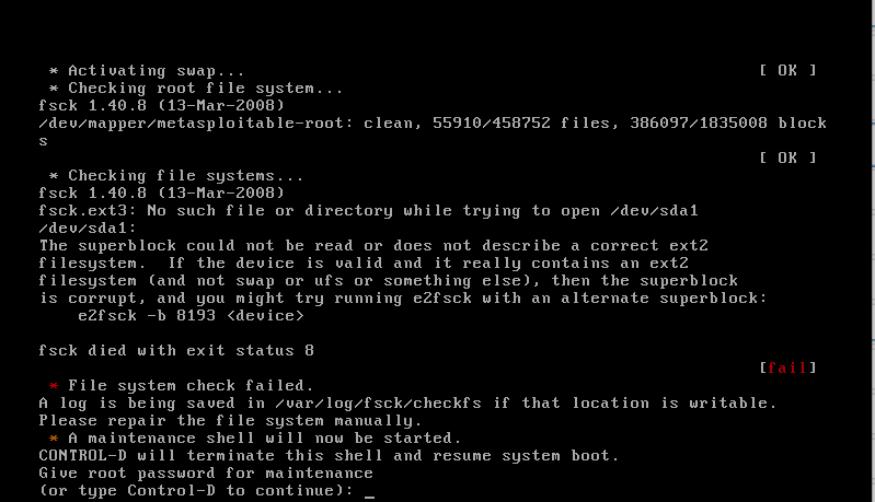 镜像移植报错fsck.ext3:No such file or directory while trying to open /dev/sda1_fsck.ext3 no such file ...