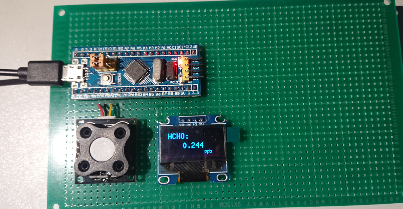 甲醛测量仪 DART WZ-S + stm32f103c + stmDuino IDE + I2C OLED-CSDN博客