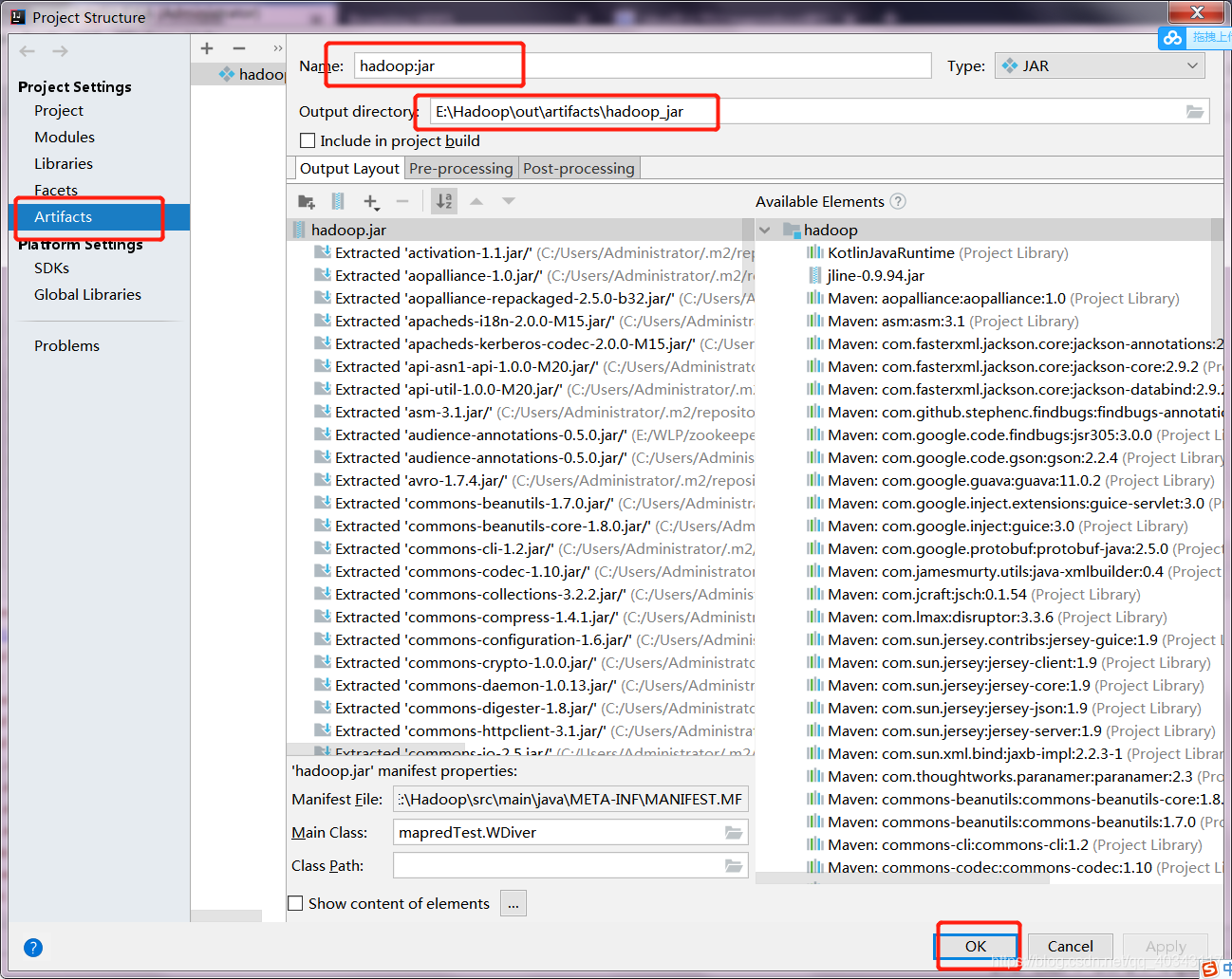 使用idea运行mapreduce(windows运行代码hadoop运行jar包) Csdn博客