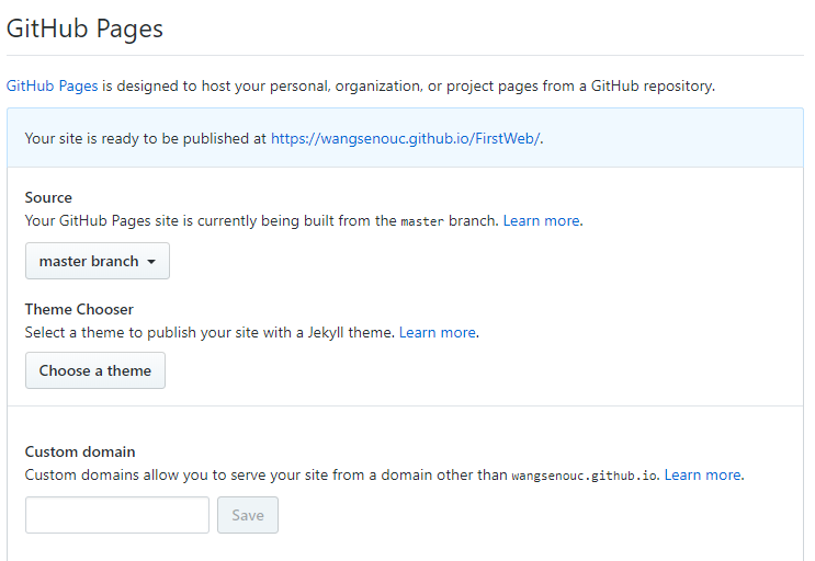 利用GitHub的GitHub Pages创建个人静态主页_github pages 设置主页-CSDN博客