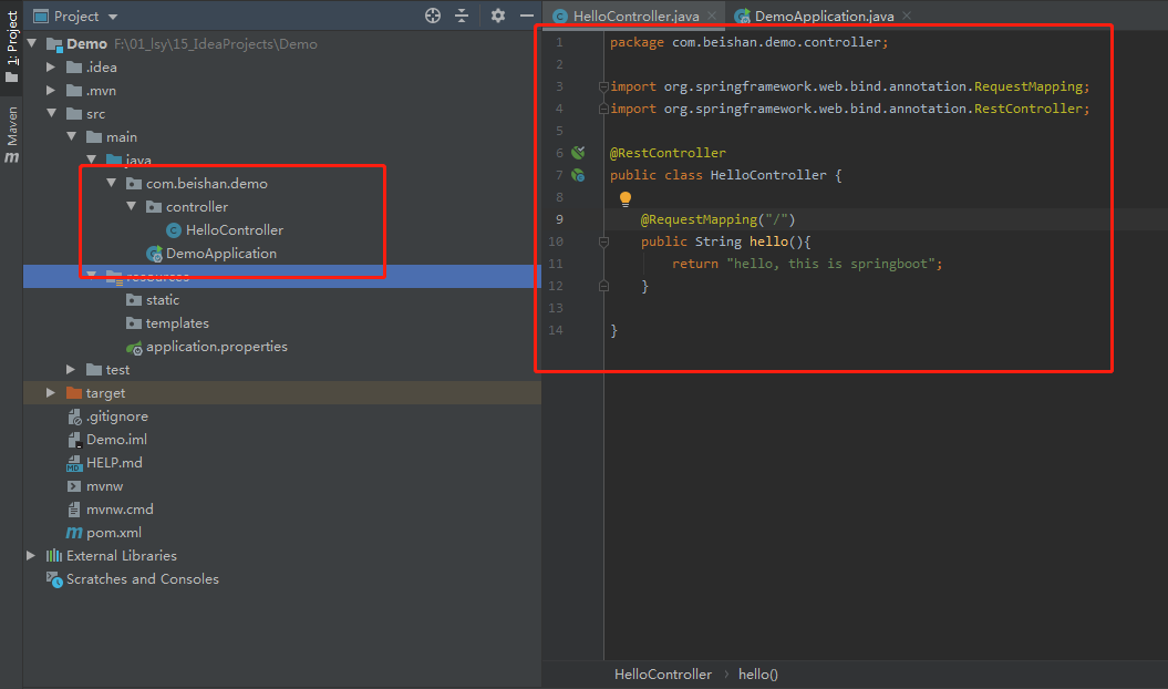Idea搭建springboot框架教程_idea怎么用java spring boot-CSDN博客