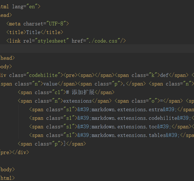 python+markdown+Pygments高亮代码_pygments markdown-CSDN博客