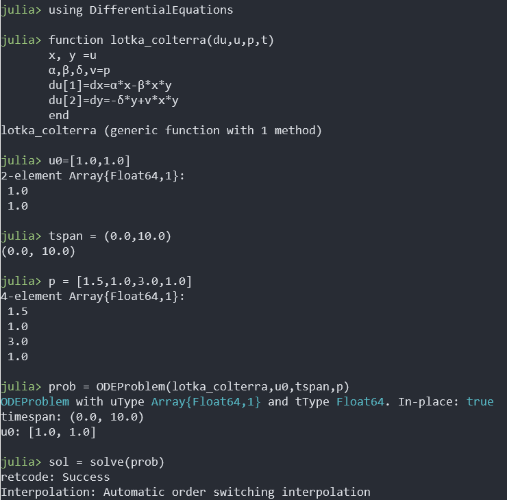 微分方程解法器（软件）比较以及DifferentialEquations.jl简单例子_differentialequations包使用-CSDN博客