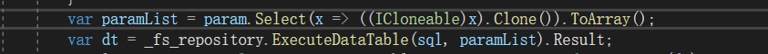 关于 The SqlParameter is already contained by another SqlParameterCollection 报错的解决方案