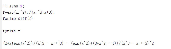台湾国立大学郭彦甫Matlab教程笔记（19）symbolic differentiation and integration_symbolic integration是什么意思-CSDN博客