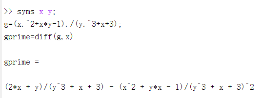 台湾国立大学郭彦甫Matlab教程笔记（19）symbolic differentiation and integration_symbolic integration是什么意思-CSDN博客