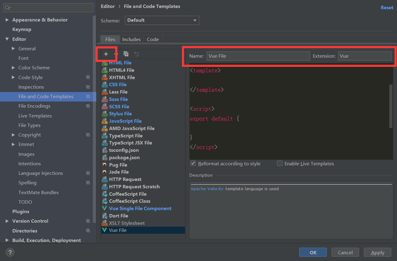 Webstorm添加新建文件类型 & 创建文件模板_webstorm创建文件生成 user 时间等信息的模板-CSDN博客